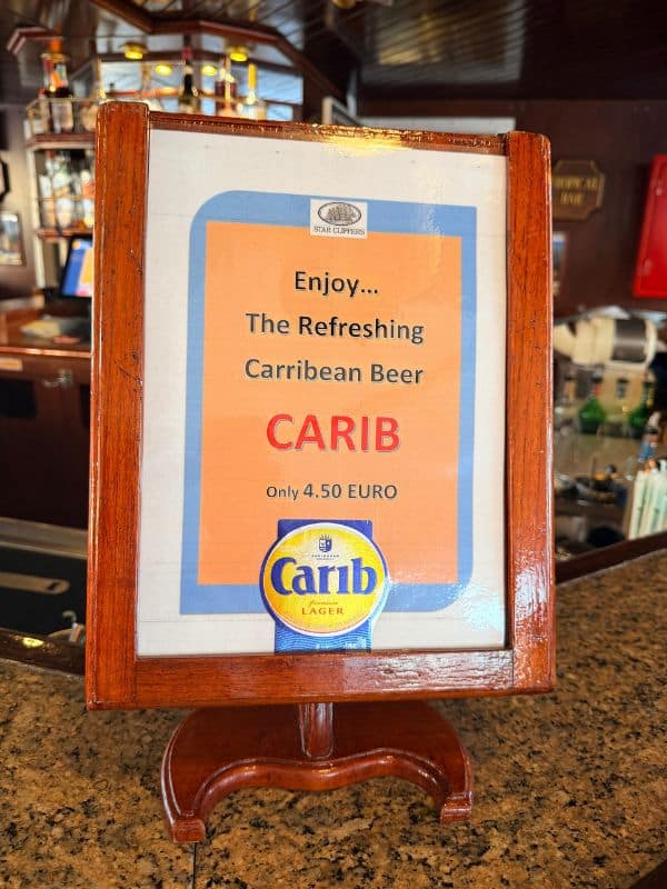 Star Clippers Drinks Menus (Shockingly Cheap Prices) - Luxury Cruising