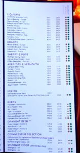 Ambassador Cruise Line Drinks Menus & Prices (2025)