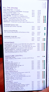 Ambassador Cruise Line Drinks Menus & Prices (2025)