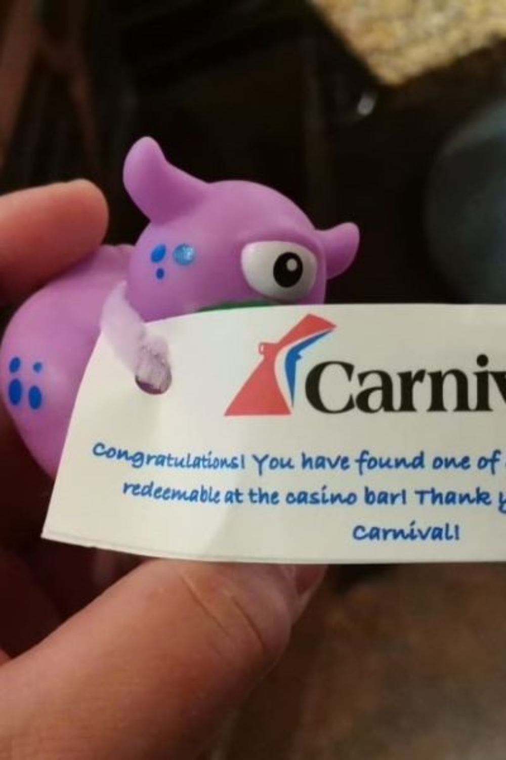 Fake “Prize Ducks” Cause Trouble on Carnival Ships