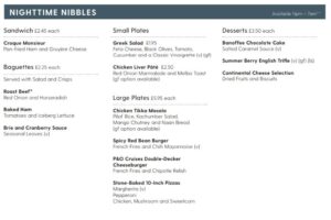 P&O Cruises Room Service Menu - Everything You Need To Know