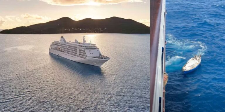 Silver Whisper Rescues Injured Sailor From Dismasted Boat In Rough ...